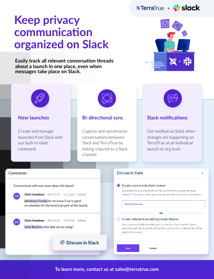 Keep privacy communication organized on Slack